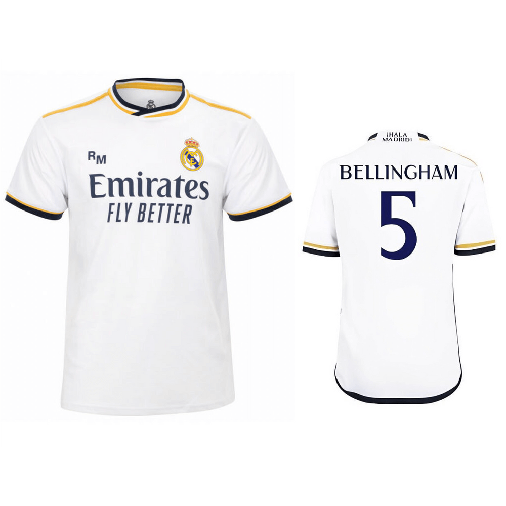 Real Madrid 23-24 prémium hazai szurkolói mez, replika - Bellingham 5 - 2XL